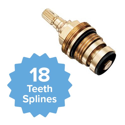 Selecting The right tap valves By number of splines - NotJustTaps.co.uk