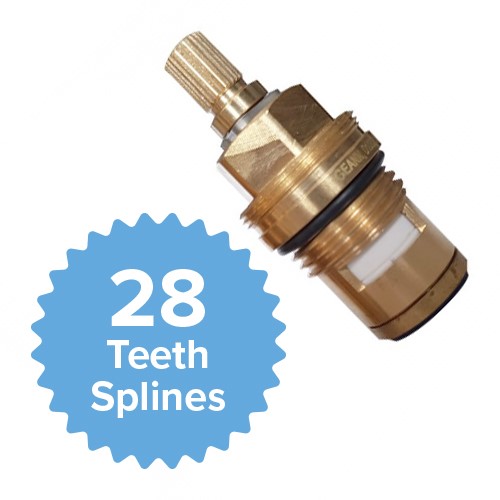 Selecting The right tap valves By number of splines - NotJustTaps.co.uk