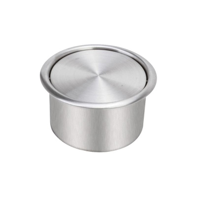 Euro Worktop Waste Trim Ring With Lid - NotJustTaps.co.uk