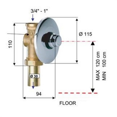 Timed Flow Shower valves | Non Concussive flush valves - NotJustTaps.co.uk