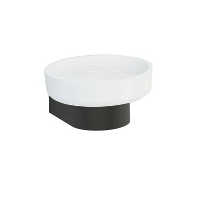 Duro Soap Dish - Matte Black - NotJustTaps.co.uk