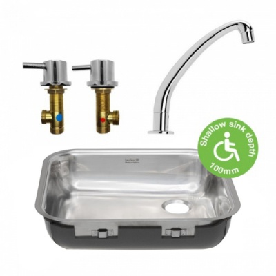 Accessible Kitchens | DDA Sinks & Taps - NotJustTaps.co.uk