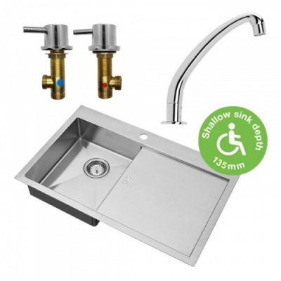 Accessible Kitchens | DDA Sinks & Taps - NotJustTaps.co.uk