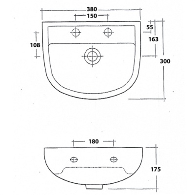 Ceramic Healthcare Handwash Basins | HBN 00-10 Part C Compliant Basins ...