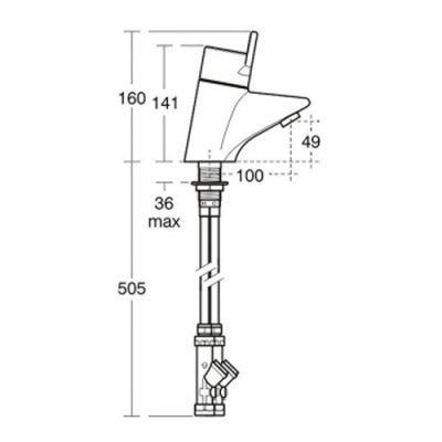 Contour 21 Thermostatic Sequential Basin Mixer - NotJustTaps.co.uk