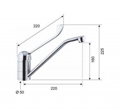 Medical & Dental Taps | Elbow Lever Taps - NotJustTaps.co.uk