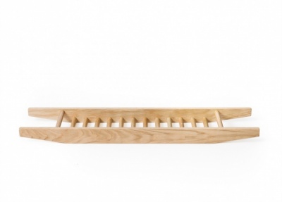 Natural Oak Bath Bridge - NotJustTaps.co.uk