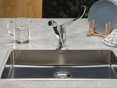 New Jersery Accessible Kitchen Sink Bowl |100mm Depth DDA Kitchen Sink ...