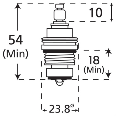 Tap Valves - 20 Teeth Splines - NotJustTaps.co.uk