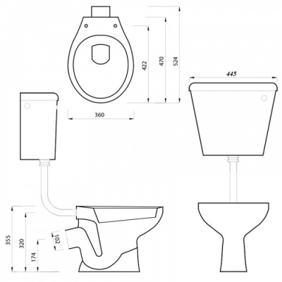 School and educational toilets and urinals - NotJustTaps.co.uk