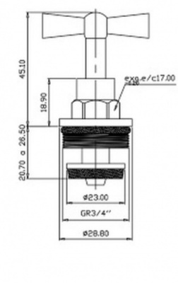 Tap Valves - Washer & Compression Valves - NotJustTaps.co.uk
