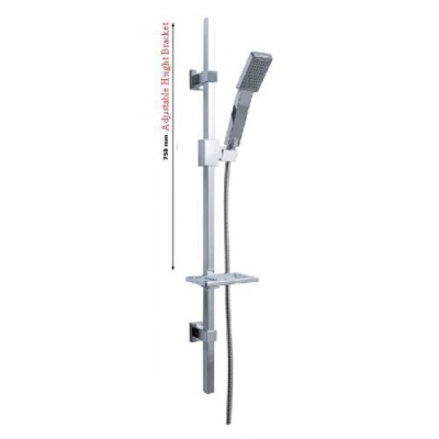 Adjustable Height Shower Riser Kit - NotJustTaps.co.uk