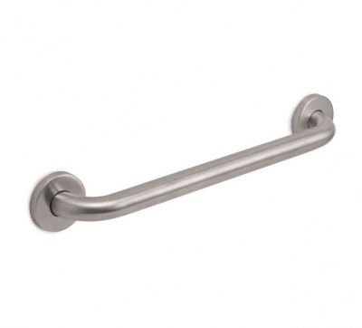 G Pro Brushed Steel Grab Bar - in 2 sizes - NotJustTaps.co.uk