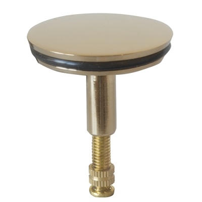 Replacement Gold plated bath pop up plug - NotJustTaps.co.uk