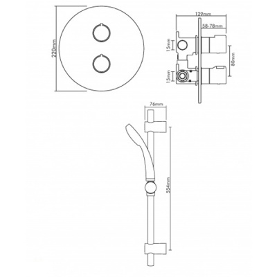 Intatec Safety Shower Systems | Thermostatic Shower Sets - NotJustTaps ...