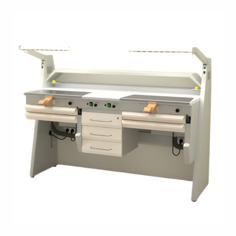 Sole 2 Twin User Dental Lab Bench - NotJustTaps.co.uk