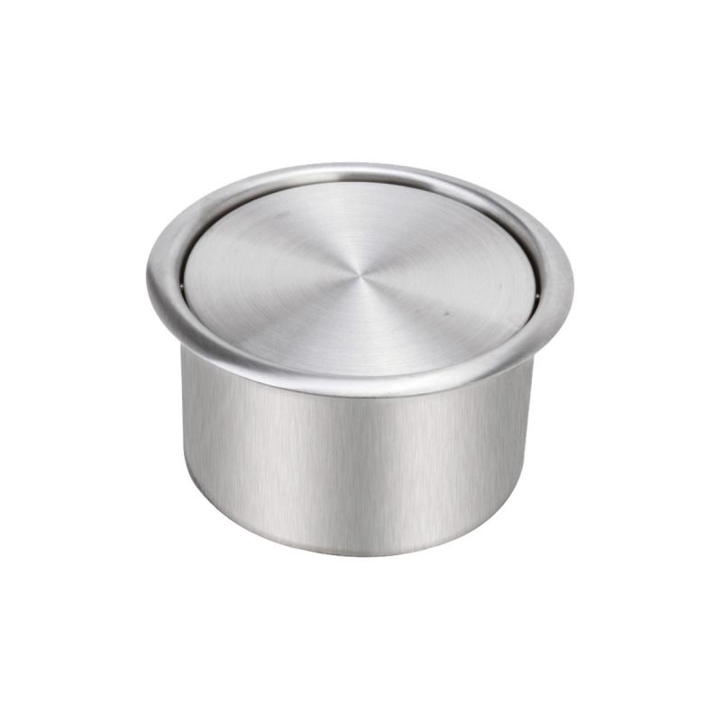 Euro Worktop Waste Trim Ring With Lid - NotJustTaps.co.uk