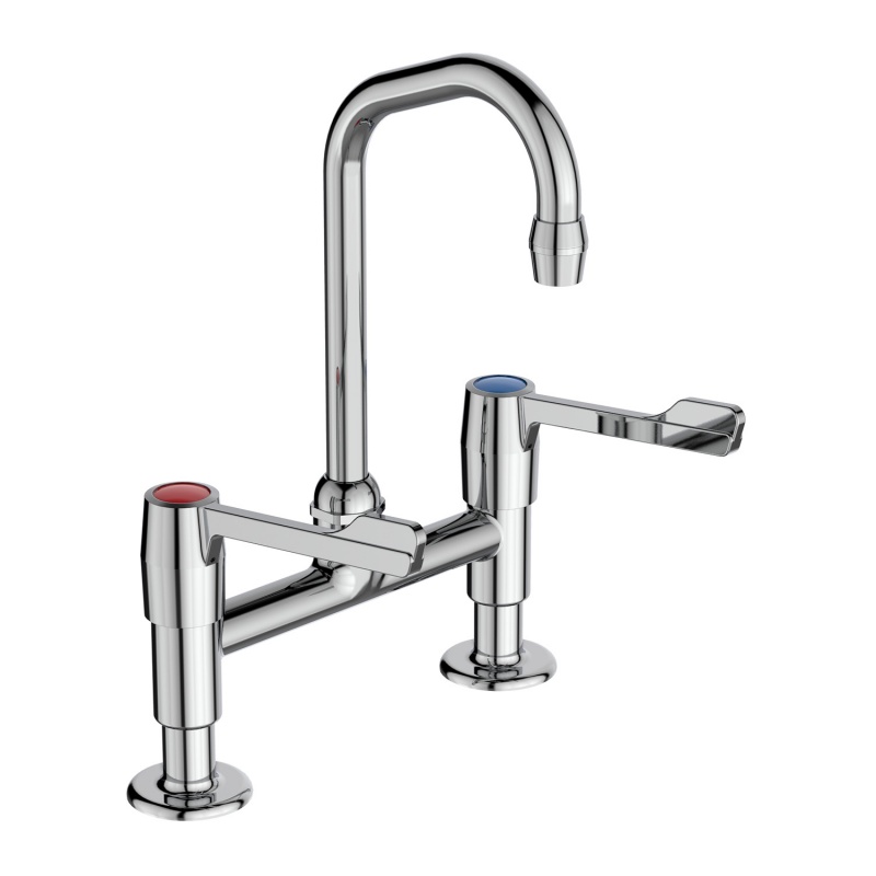 Markwik Extended Lever Pillar Mixer Tap - NotJustTaps.co.uk