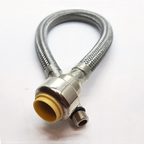 Bristan M10 x 15mm Push-Fit 350mm Flexi Tails (Pair) - NotJustTaps.co.uk