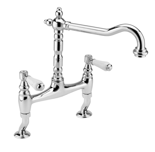 Baroque French Bridge Kitchen Tap - NotJustTaps.co.uk