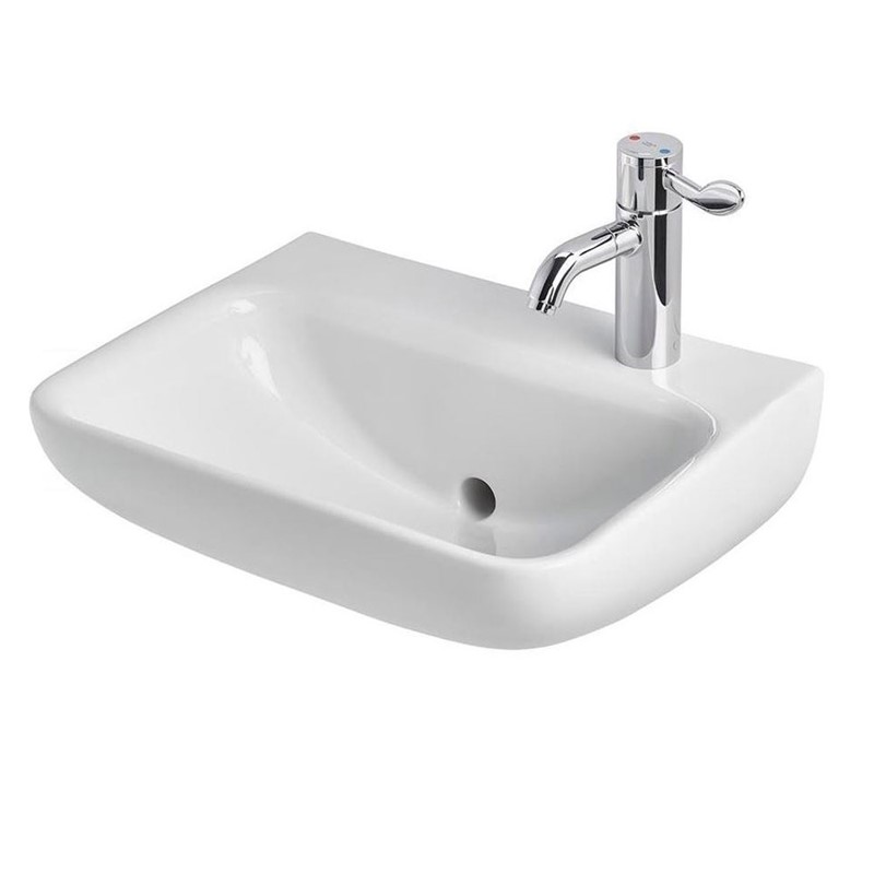 Armitage Shanks Contour 21 Back Outlet Basin With Deck Tap Hole ...