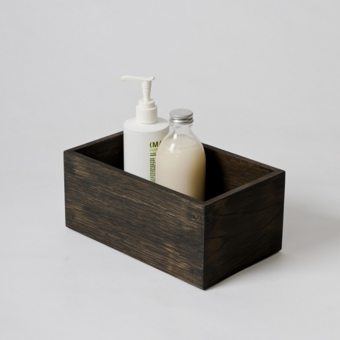 Dark Oak Storage Box - NotJustTaps.co.uk