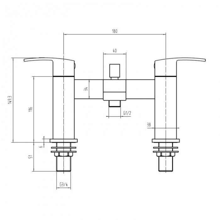destiny bath shower mixer - NotJustTaps.co.uk