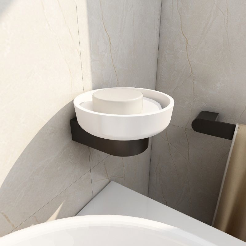 Duro Soap Dish - Matte Black - NotJustTaps.co.uk