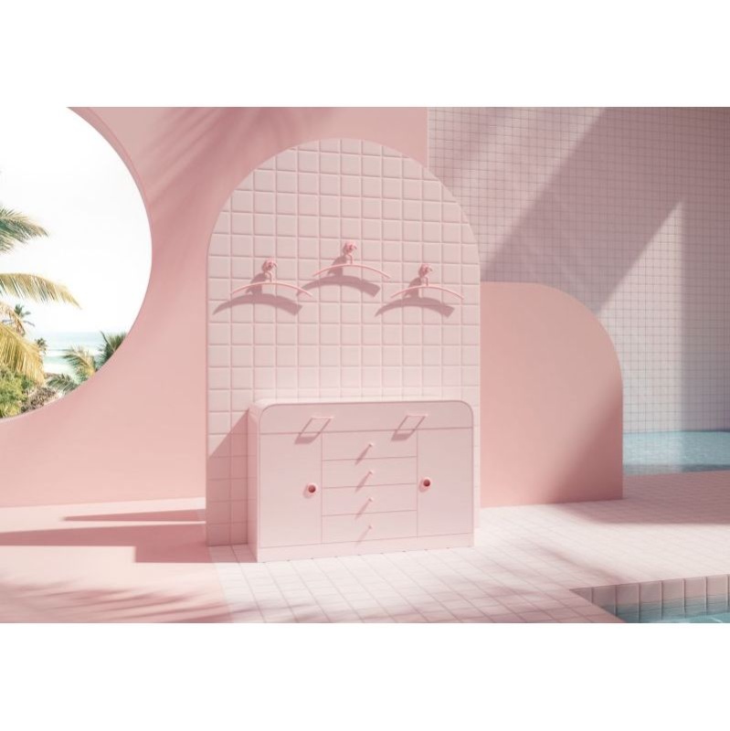 Barbie™ x HEWI Flush pull set - NotJustTaps.co.uk