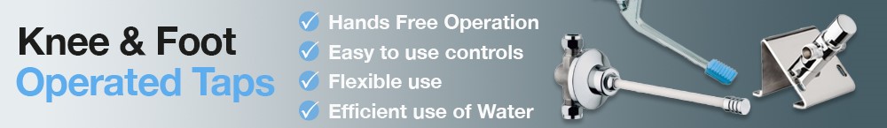Knee and Foot Operated Taps | Hands Free Taps - NotJustTaps.co.uk
