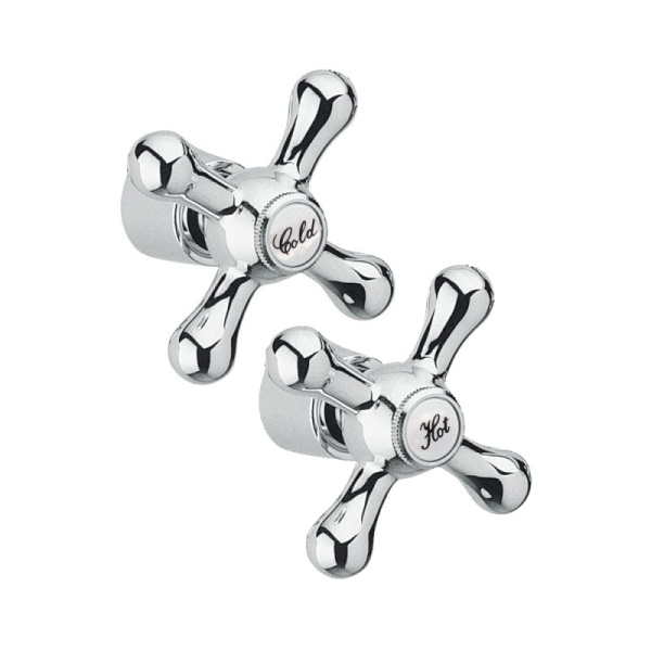 Pair replacement traditional tap handles - NotJustTaps.co.uk