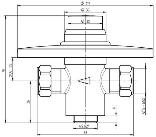 Hart Timed Flow Shower Control Valve - NotJustTaps.co.uk