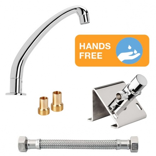 Exposed Foot Flow Control and Swivel Spout Set | Foot Control ...