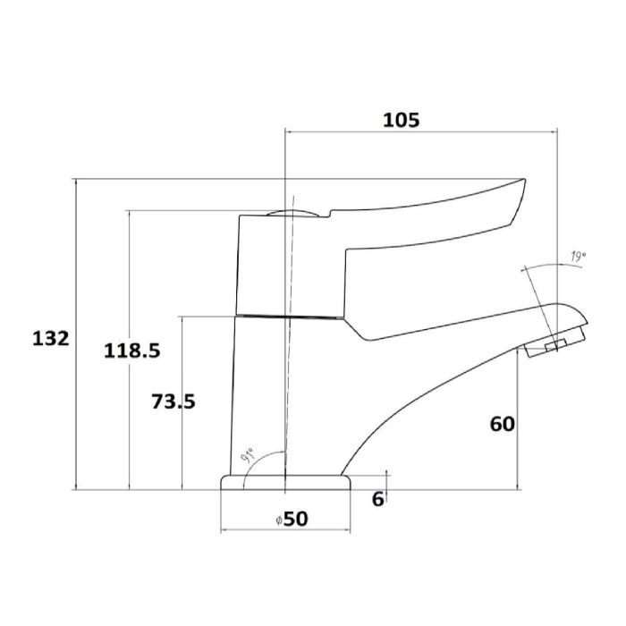 Contract sequential basin tap - NotJustTaps.co.uk
