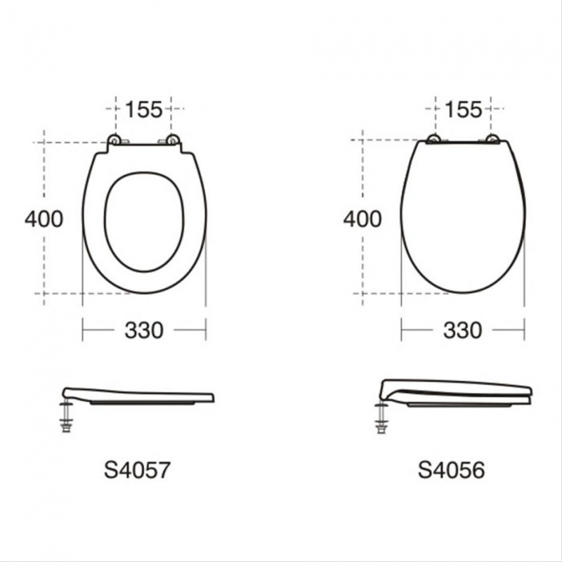 Armitage Shanks Contour 21 Schools Small Toilet Seat - NotJustTaps.co.uk
