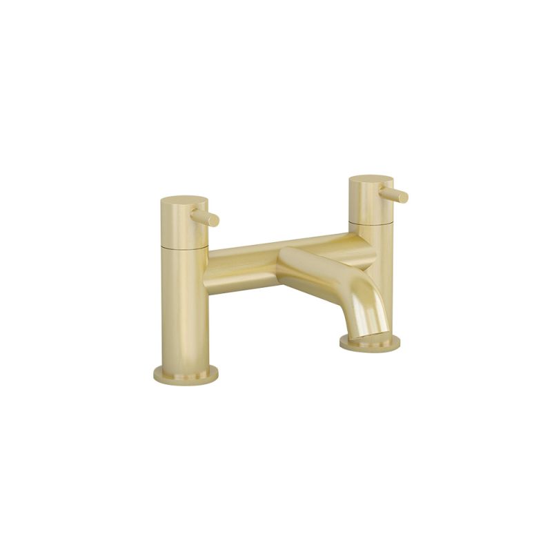 Ravine Bath Filler - Brushed Brass - NotJustTaps.co.uk