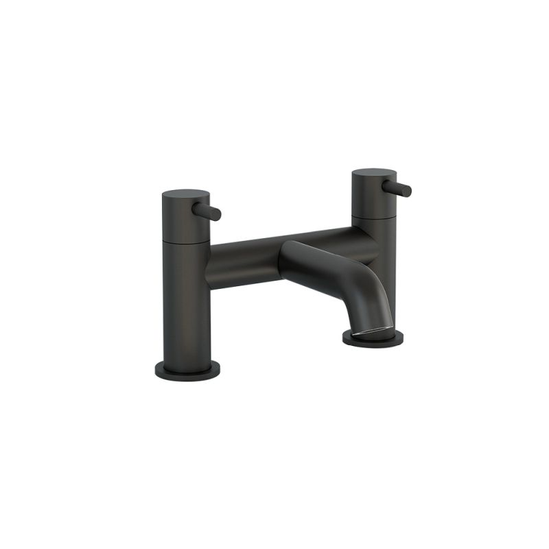 Ravine Bath Filler - Matte Black - NotJustTaps.co.uk