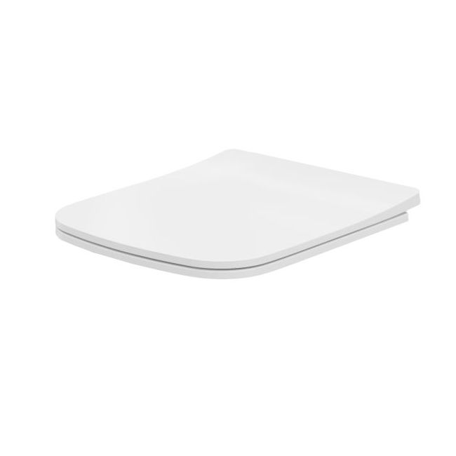Shani Sqaure Soft Close Slim Toilet Seat - NotJustTaps.co.uk
