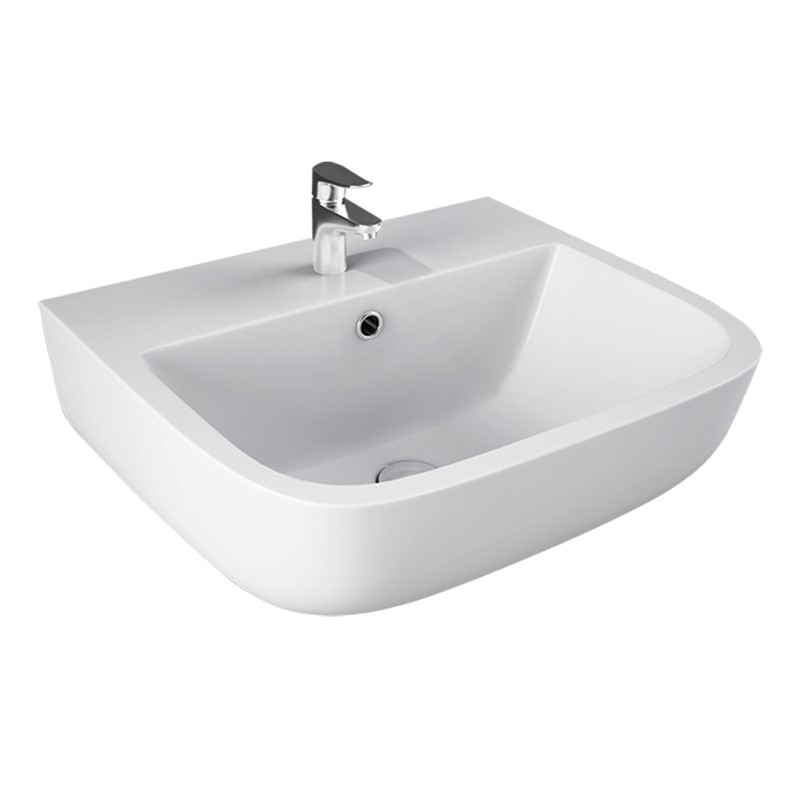 RAK Series 600 Wash Basin Wall Hung | 520mm Wide Basin - NotJustTaps.co.uk