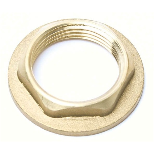 Large Metal Threaded Brass Backnuts - NotJustTaps.co.uk