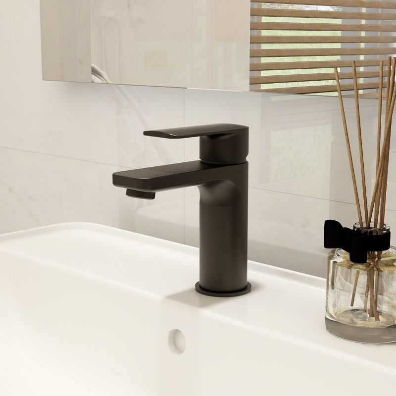 Suburb Basin Mixer - Matte Black - NotJustTaps.co.uk