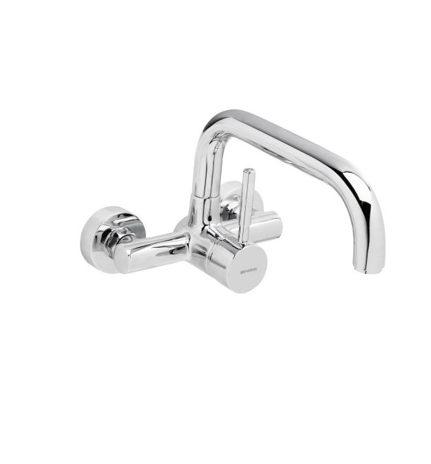 Tau Wall Mounted Kitchen Sink Tap - NotJustTaps.co.uk