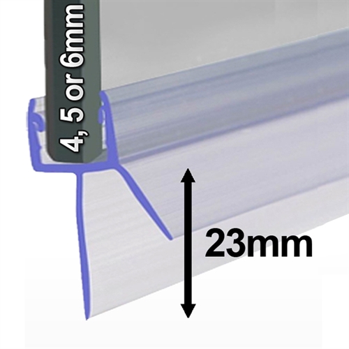Universal Shower Screen Seal - For wider gaps up to 23mm - NotJustTaps ...