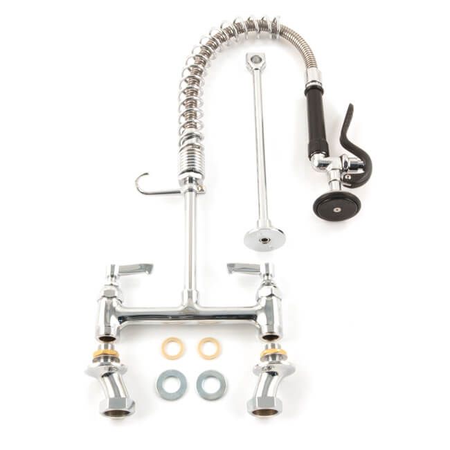 Aquajet Adjustable Legs Pre Rinse Tap - NotJustTaps.co.uk