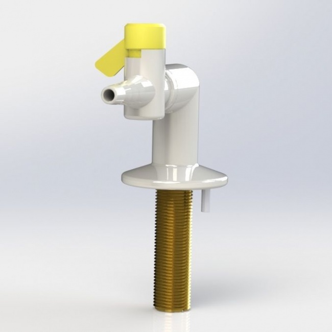 The Arboles One Way bench mount drop lever gas tap - NotJustTaps.co.uk
