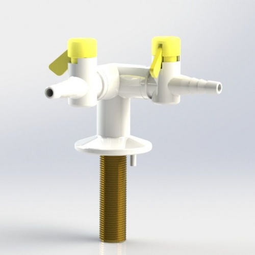 The Arboles 2 Way 90 degree bench mount drop lever gas tap ...