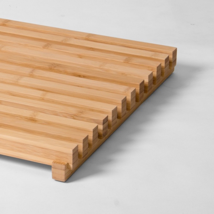 Arena Natural Bamboo Slatted Shower Mat - NotJustTaps.co.uk