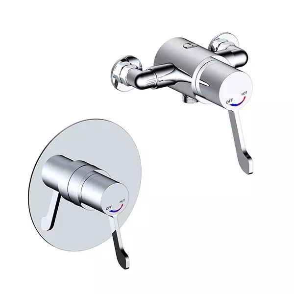 Versatile Sequential Thermostatic Shower Mixer - Exposed & Concelad ...