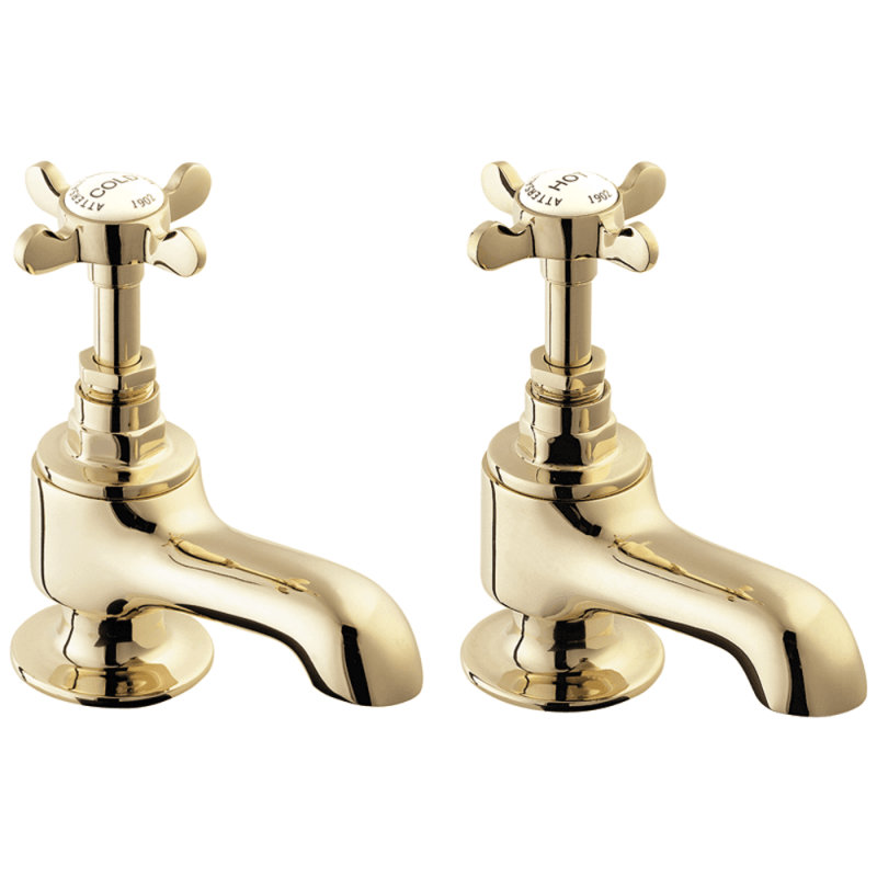 Deva Coronation Gold Bath Taps - NotJustTaps.co.uk