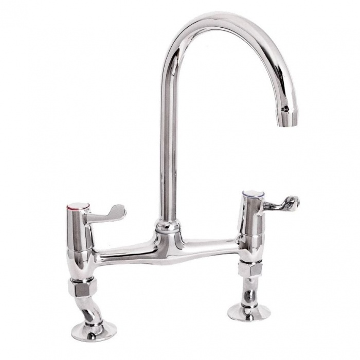 The Commercial Lever Bridge Sink Mixer - NotJustTaps.co.uk